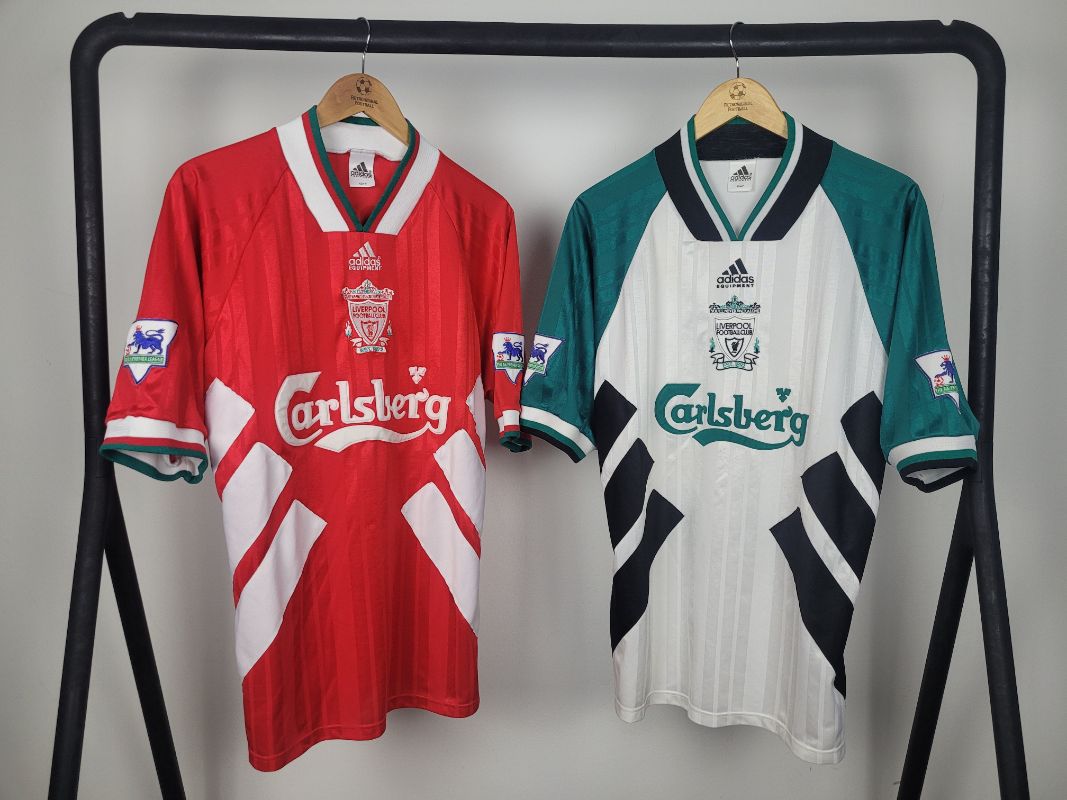 Liverpool 1993-1994 Matchworn #24 Lee Jones & #26 pre-season ...