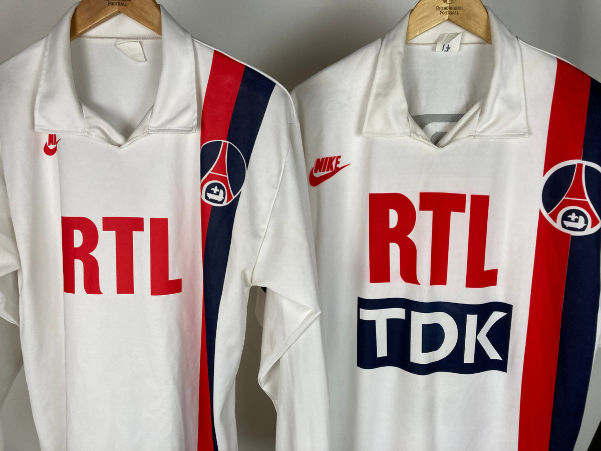 PSG 1989-1990 Home & Cup shirt – RetrOriginalFootball