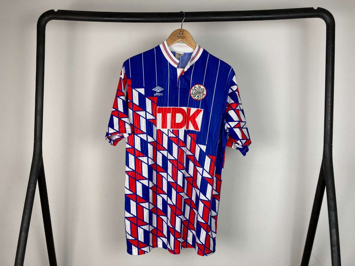 AFC Ajax 1989-1990 Away Matchworn Roy/van 't Schip – RetrOriginalFootball