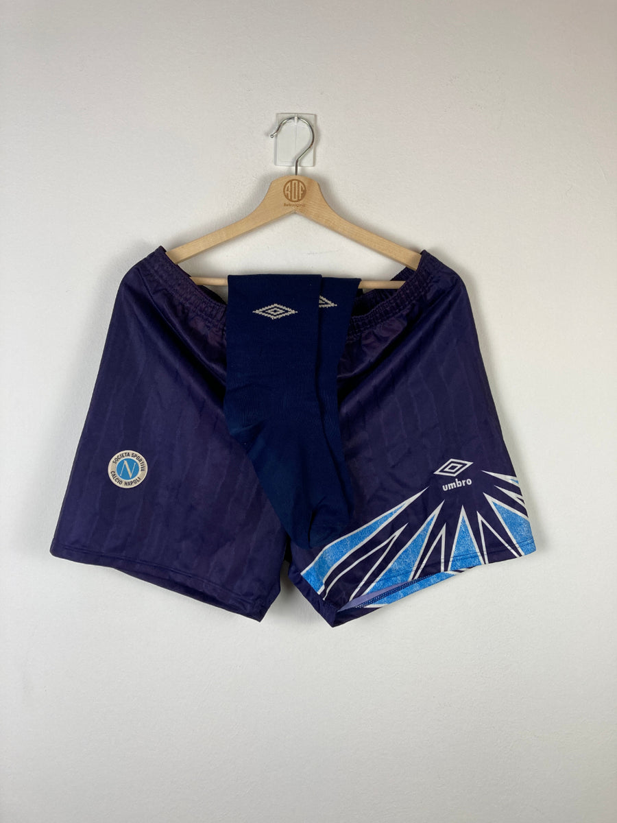Original Napoli Home Short & Socks 1991-1993 - L – RetrOriginalFootball